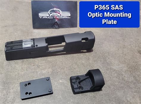 Sig Sauer P365 Sas Or P938 Sas Red Dot Adaptermounting Plate Ebay