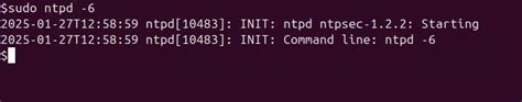 Ntpd Command In Linux