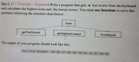 solved part 2 3 x 10 points 30 points write a program
