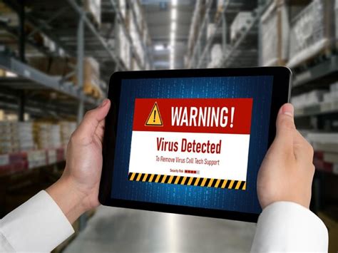 Premium Photo Virus Warning Alert On Computer Screen Detected Modish Cyber Threat Hacker