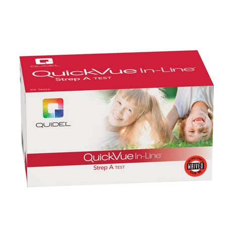 Quickvue® In Line® Strep A Infectious Disease Immunoassay Respiratory Test Kit