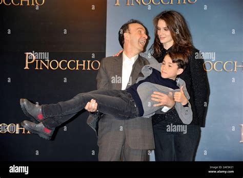 Roma Italy 12th Dec 2019 Roma Photocall Del Film Pinocchio Pictured Roberto Benigni
