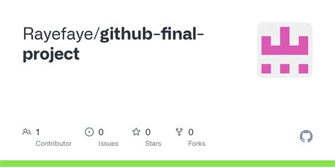 Github Rayefayegithub Final Project