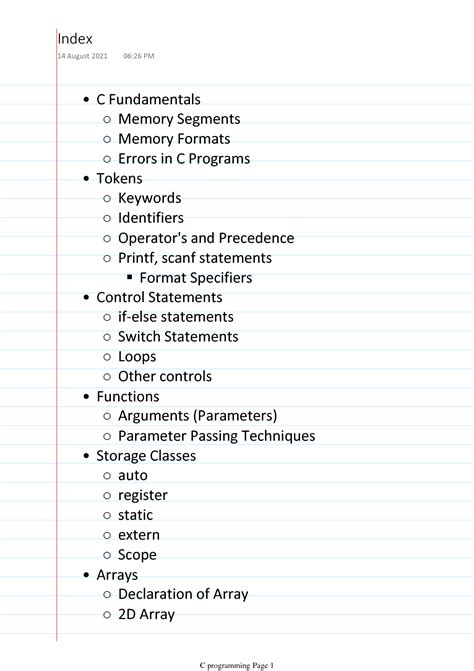 Solution C Programming Notes Studypool