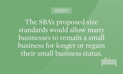 Sba Proposes To Increase Size Standards For 46 Service Industries