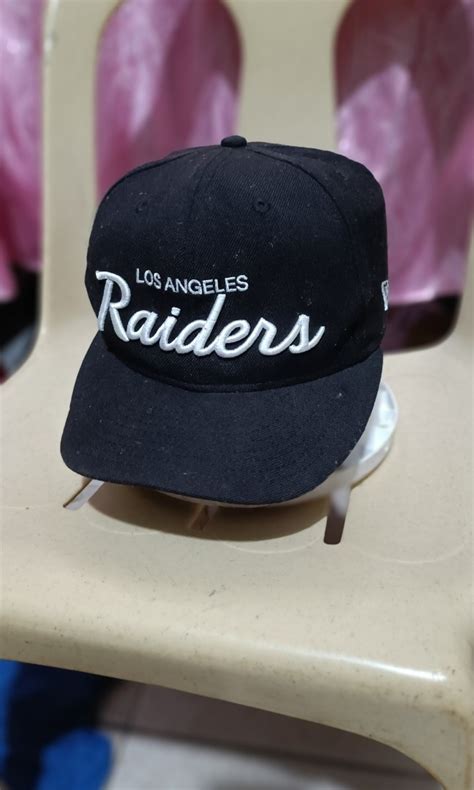 Raiders Script Mens Fashion Watches And Accessories Caps And Hats On
