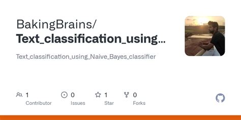 github bakingbrains text classification using naive bayes classifier