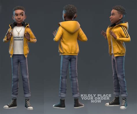 Do 3d Cute Character Modeling Rendering And Pose Rigging By Jackblixt Fiverr