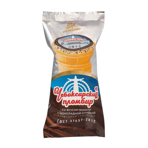 Мороженое в стаканчике Чебоксарский пломбир 70 г купить через интернет витрину Fix Price