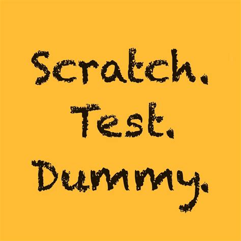 Scratch Test Dummy Youtube