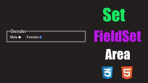 Css Tricks Fieldset Tag In Html Youtube