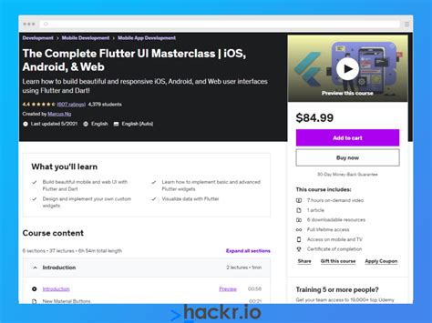 Flutter Courses Online