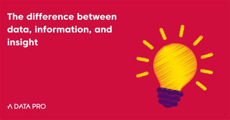 The Difference Between Data Information And Insight A Data Pro