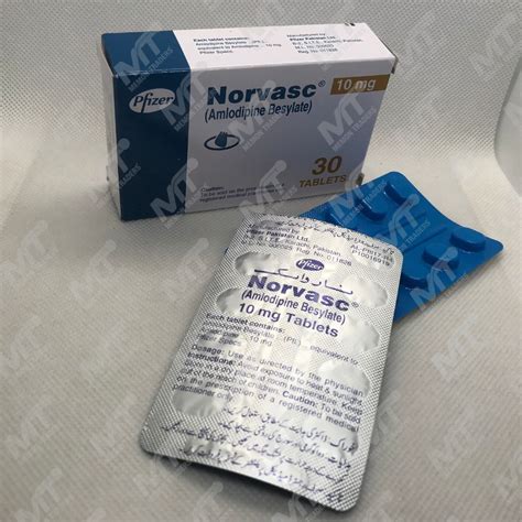 Norvasc 5mg Amlodipine Besylate Memon Traders