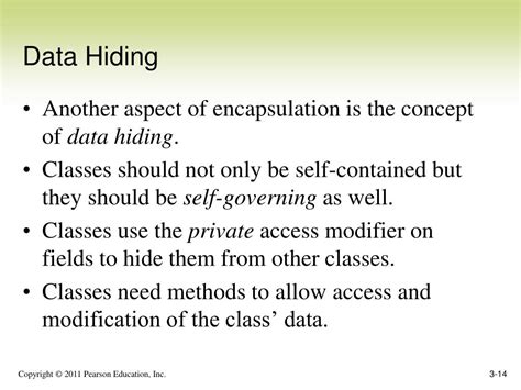 PPT Access Modifiers Encapsulation And Datahiding PowerPoint Presentation ID
