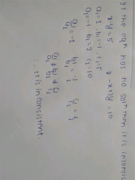 Do The Following Equations Represent A Pair Of Coincident Lines
