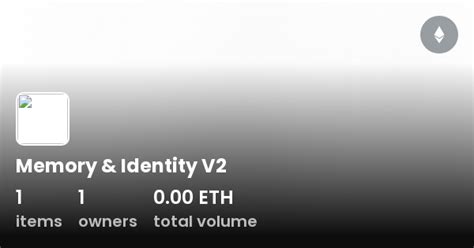 Memory And Identity V2 Collection Opensea