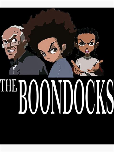 The Boondocks Funny Huey Poster For Sale By Thalloathiew Redbubble