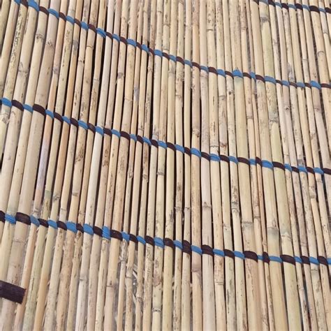 خرید و قیمت حصیر از جنس نی خیزران کاملا با دست بافته شده قیمت هر متر