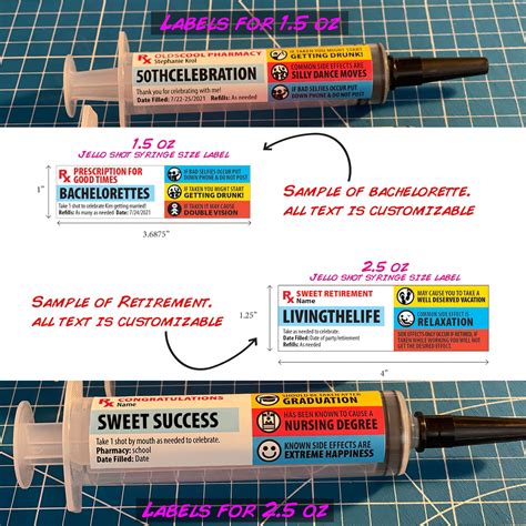 Syringe Labels At Marla Irby Blog