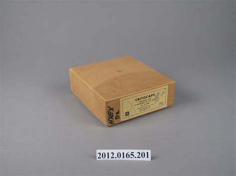 Critocaps Disposable Hematocrit Tube Closures National Museum Of