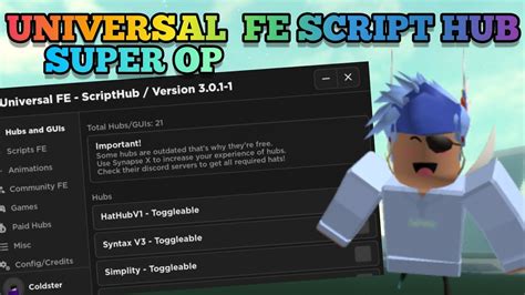 👑universal Fe Script Hub For Roblox Mobile And Pc Youtube