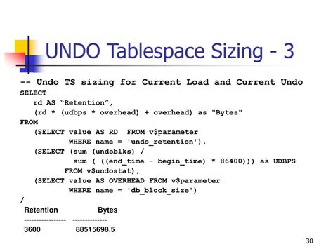 Ppt Understanding Oracle9 I Automatic Undo Management And Flashback Query Powerpoint