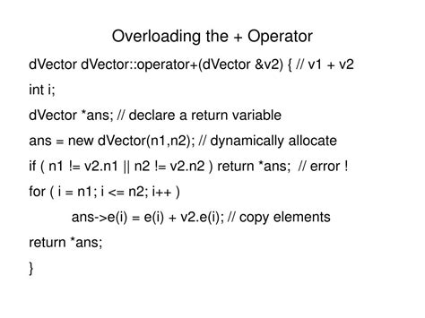 Ppt Review Of Function Overloading Powerpoint Presentation Free