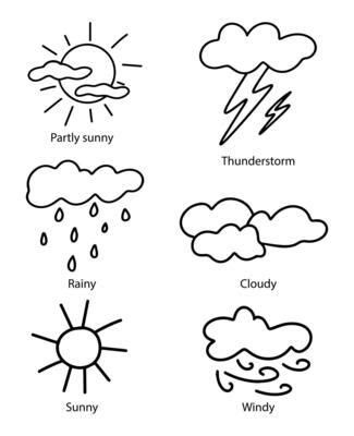 Today Weather Template 3462974 Vector Art At Vecteezy Fun Worksheets