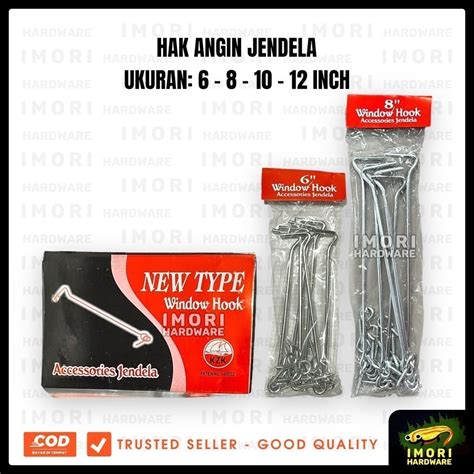 Jual Kzk Hak Angin Lamskar Putar Ramskar Jendela 6 8 10 12 Inch Shopee Indonesia