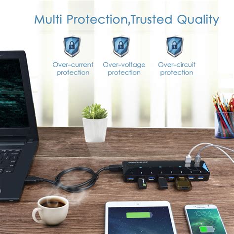 Wavlink 10 Port USB 3 0 Super Speed Hub