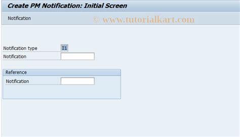 FOIW SAP Tcode Create PM Notifications In RE Transaction Code