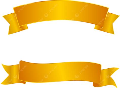 황금 리본 벡터 투명 골드 리본 배너 골드 리본 텍스트 배너 황금 리본 Png 일러스트 및 벡터 에 대한 무료 다운로드 Pngtree