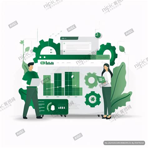 Ai创作图互联网数据插画 商务科技插画 网络it科技发展环保 科技办公商业插画 绿色抽象会议画面 绿色企业公司渐变时尚 行业商业科技主题 绿色互联网商业活动 绿色简约科技办公 节能减排插画