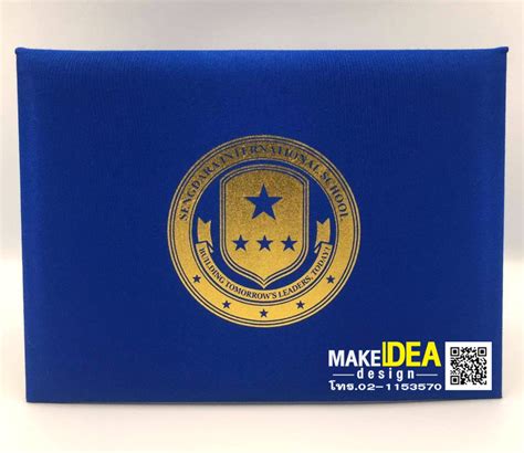 ผลงานปกผ้าไหม ใส่ใบประกาศ 👉ขนาด Size A4 22 X 30 5 Cm