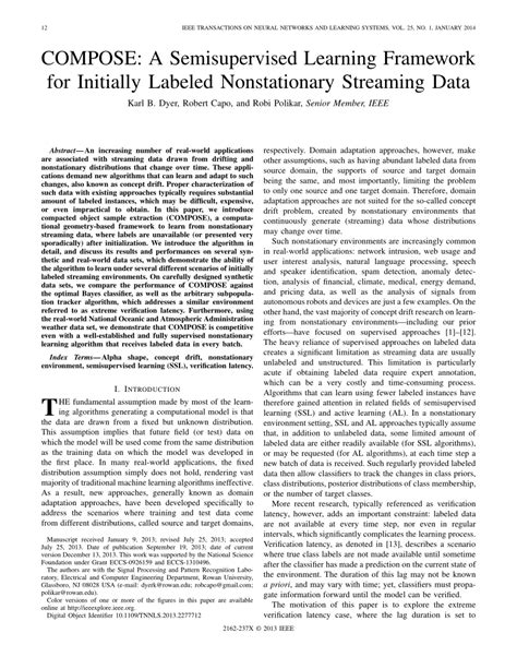Pdf Compose A Semisupervised Learning Framework For Initially
