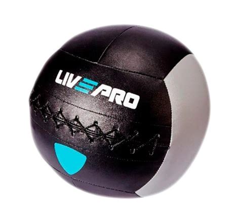 Мяч для кроссфита LivePro WALL BALL черный, серый Уни 3кг LP8100-3 ...
