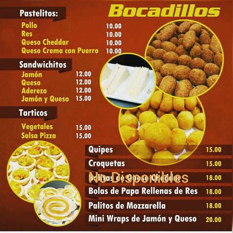 Menu At Sólo Pastelitos Jardines Del Norte Cafeteria Santo Domingo