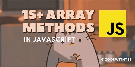 15 Array Methods In Javascript Dev Community