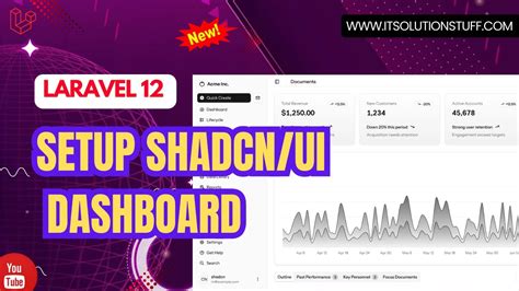 Laravel 12 React Starter Kit Shadcnui Dashboard 🔥 Youtube