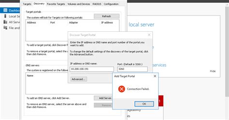 Weys Note Iscsi For Failover Cluster 練習時出現的連線問題
