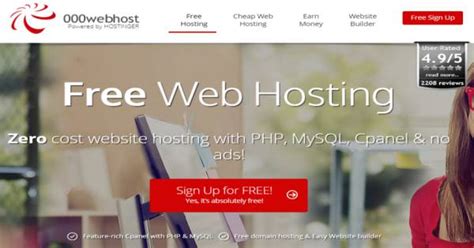 000webhost Review Zero Cost Website Hosting For Everyone