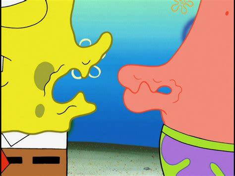 Patrick And Spongebob Kissing
