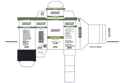 Folotyn Package Insert Prescribing Information Moa