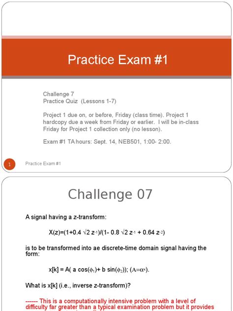 Practice Exam 1 Answers 2 Dsp Pdf Sampling Signal Processing