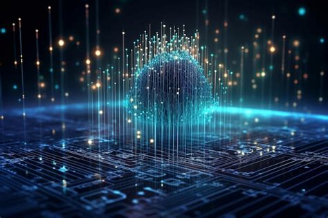 Premium Ai Image Big Data Flow Technology Concept Illustration