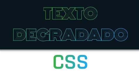Texto Degradado Con Css Maquetación Youtube