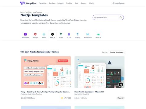 Flexy Admin Nextjs Free By Wrappixel A Nextjs Template Built At