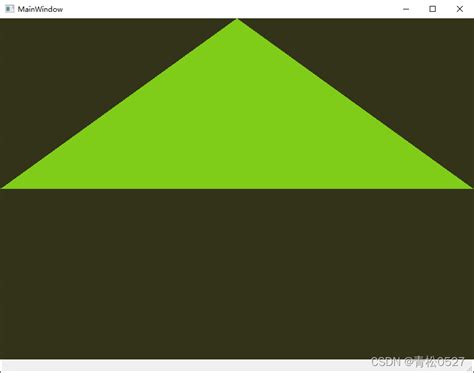 02——qt Opengl 画三角形qopenglwindow 三角形 Csdn博客