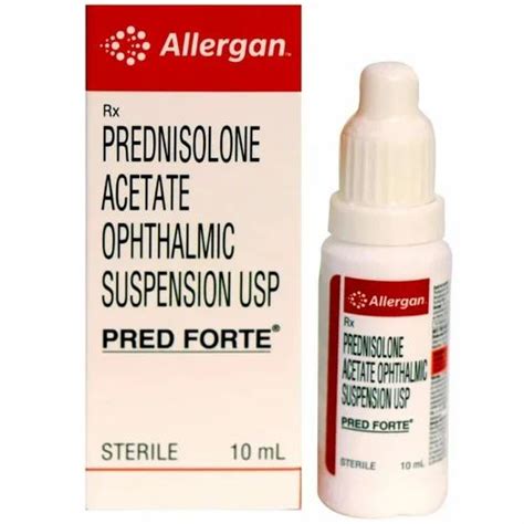 Pred Forte Prednisolone Acetate Suspension Omnipred 10 Ml At ₹ 199